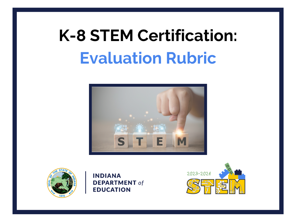 Learning Lab - 2023-2024 K-8 STEM Certification Evaluation Rubric