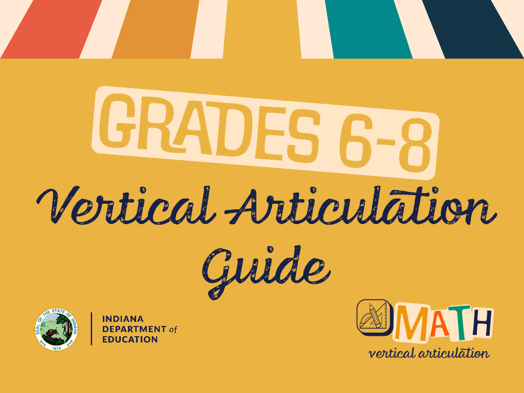 Learning Lab - Mathematics Grades 6-8 Vertical Articulation Guide