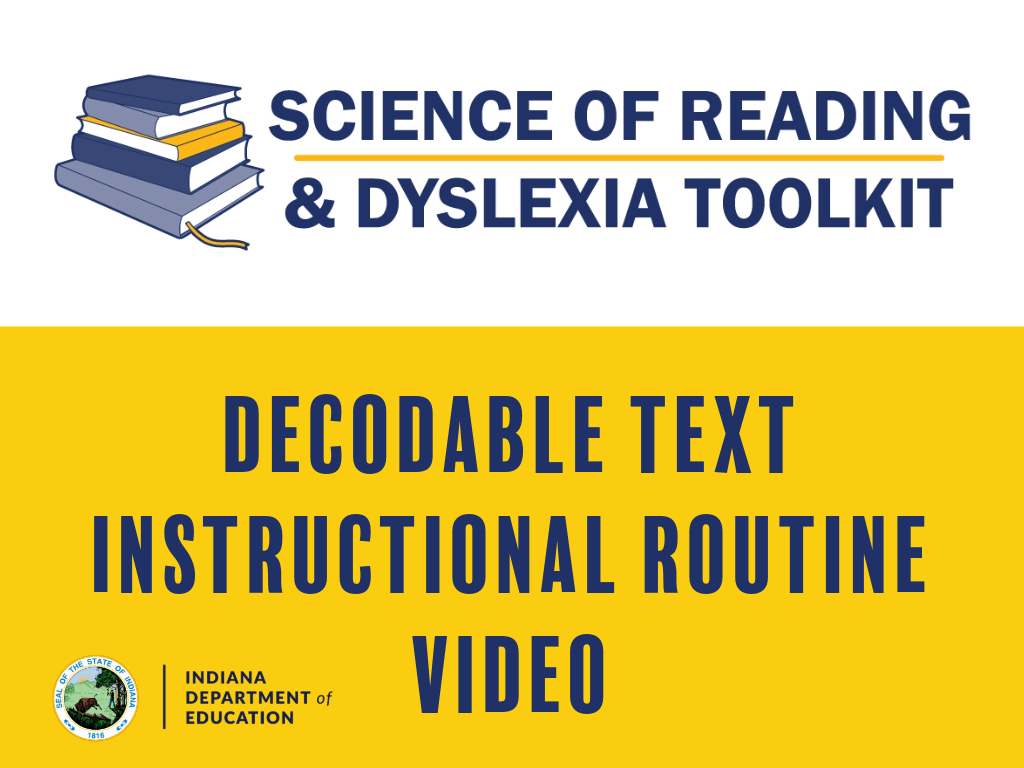 Learning Lab - Decodable Text Instructional Routine Video