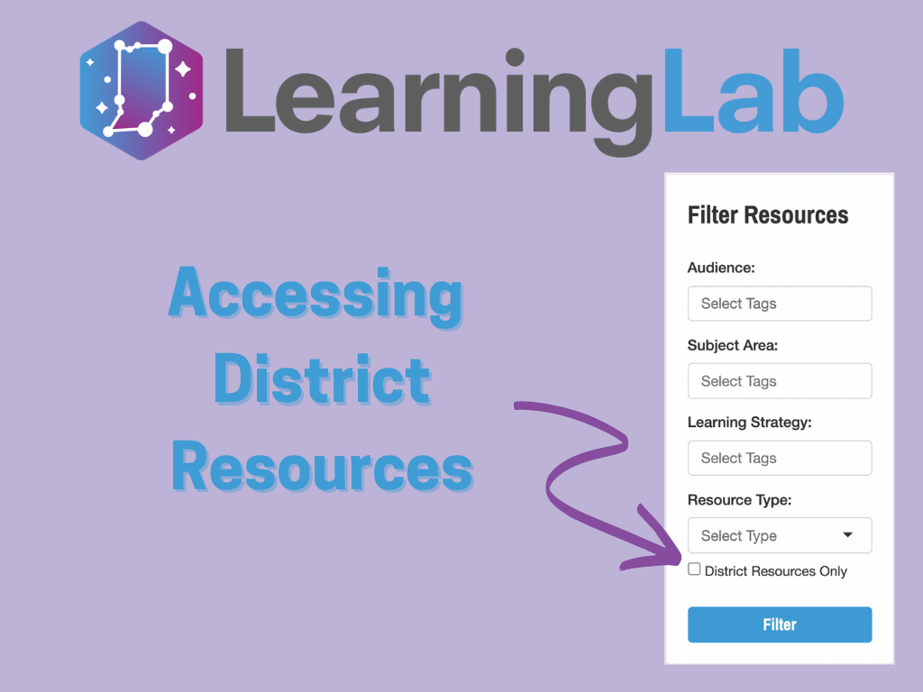 Learning Lab - Accessing District Resources