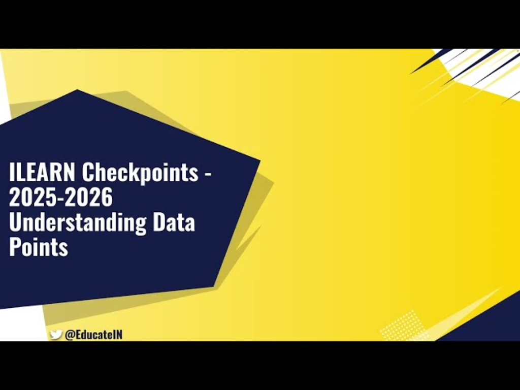 Learning Lab - 2025-2026 ILEARN Checkpoints Understanding Data Points